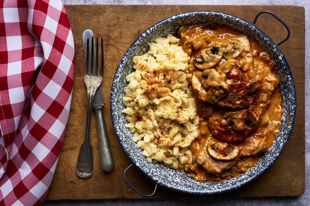 Bakony Style Pork Steaks (Bakonyi Sertésszelet) - My Hungarian Kitchen